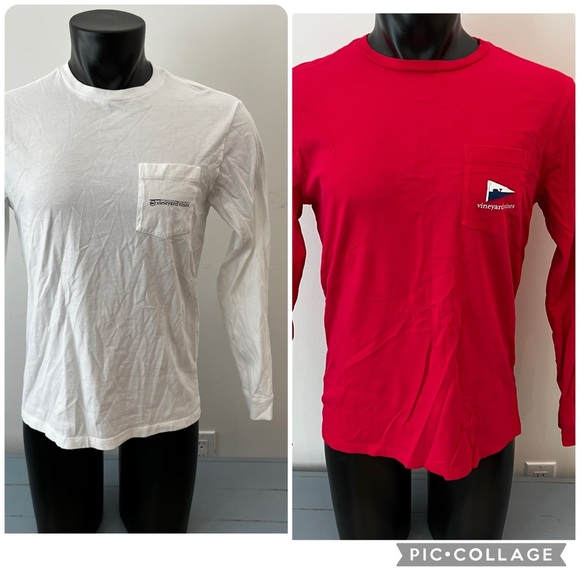 Vineyard Vines | Shirts | Set 2 Vineyard Vines Mens Tshirt Sz S Long ...